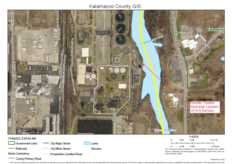 Kalamazoo County Map | Download Free PDF | Graphic Design | Geographic ...