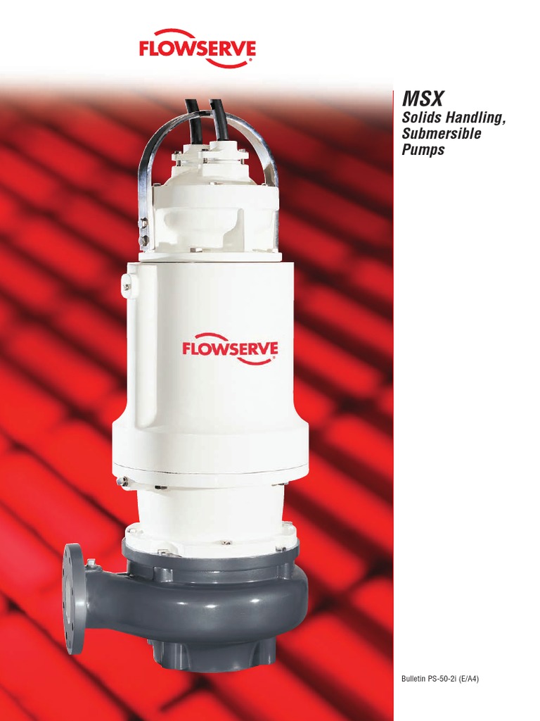 FLOWSERVE MSX Brochure | PDF | Electric Motor | Pump