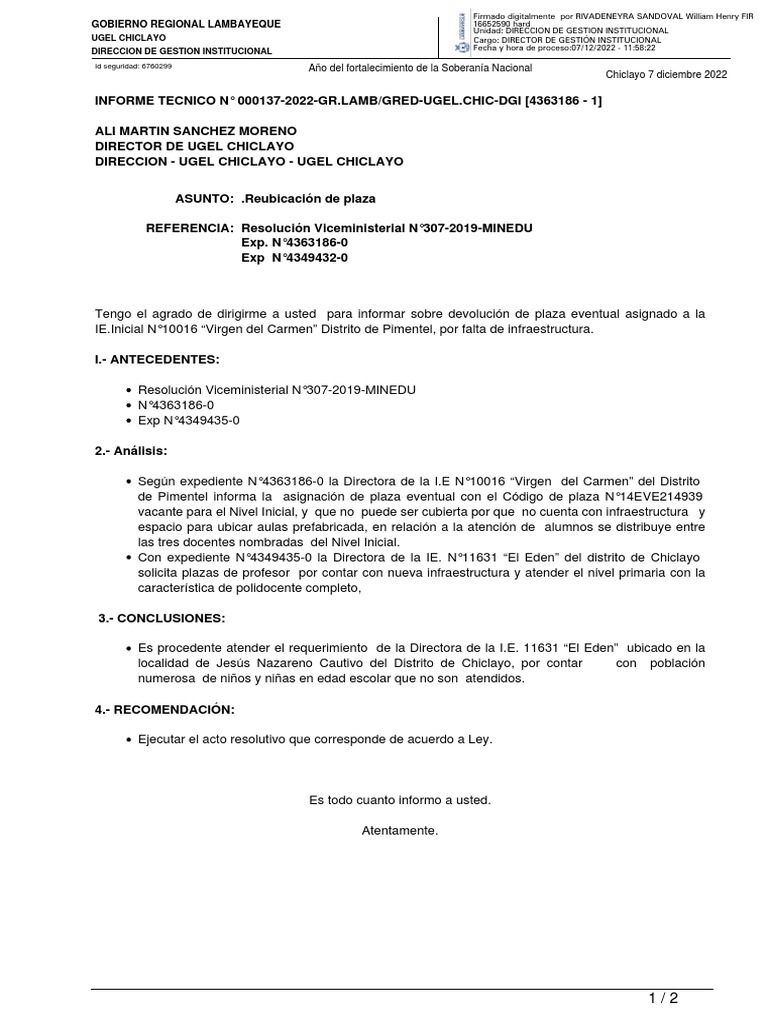 Inf - Tec. #137-2022 - (4363186 - 1) | PDF