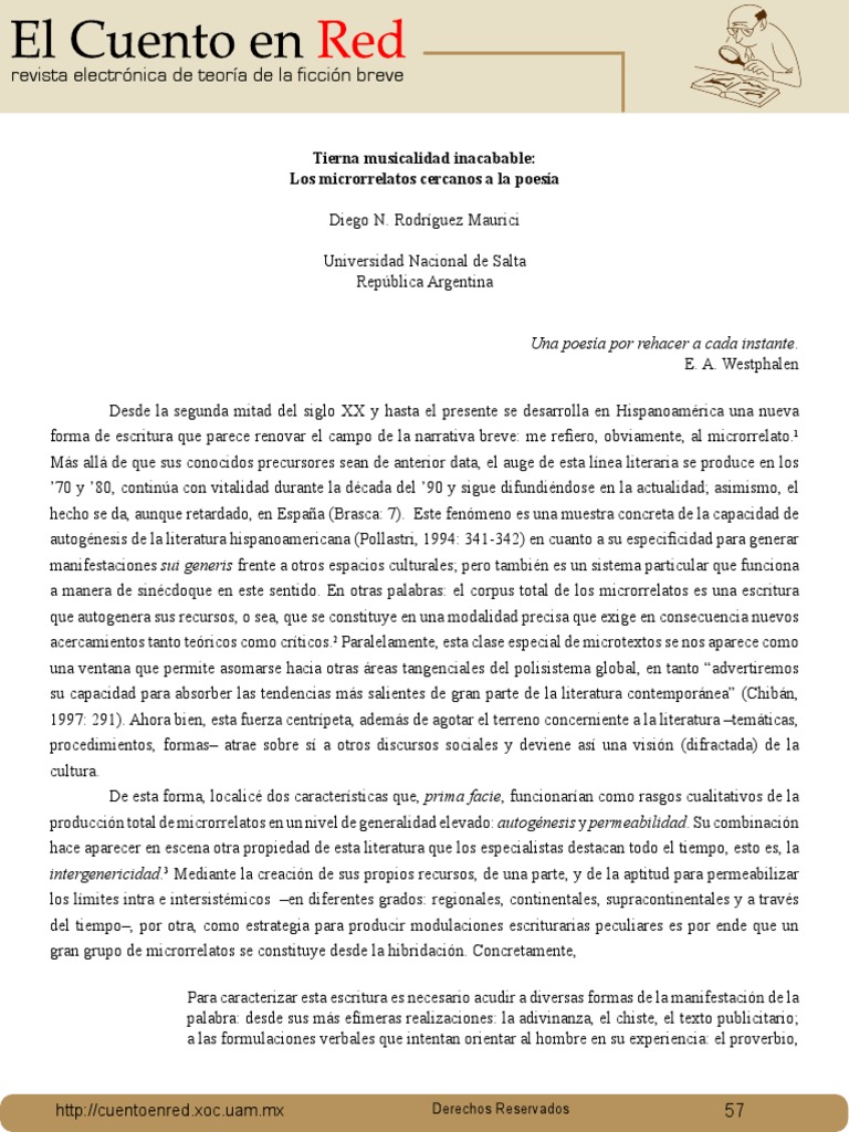 Tierna Musicalidad Inacabable | PDF | Poesía | Ritmo