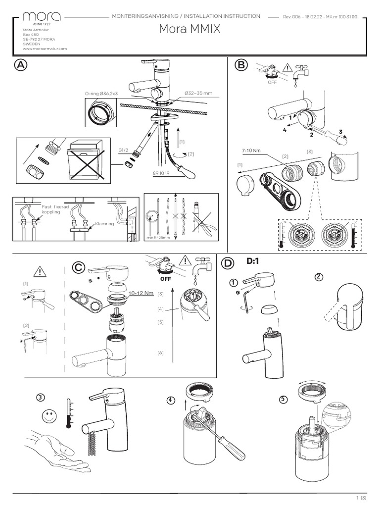Monteringsanvisning | PDF