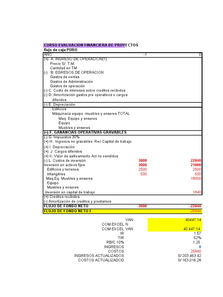 Ejercicio Flujo de Caja | PDF | Flujo de efectivo | Contabilidad de gestión