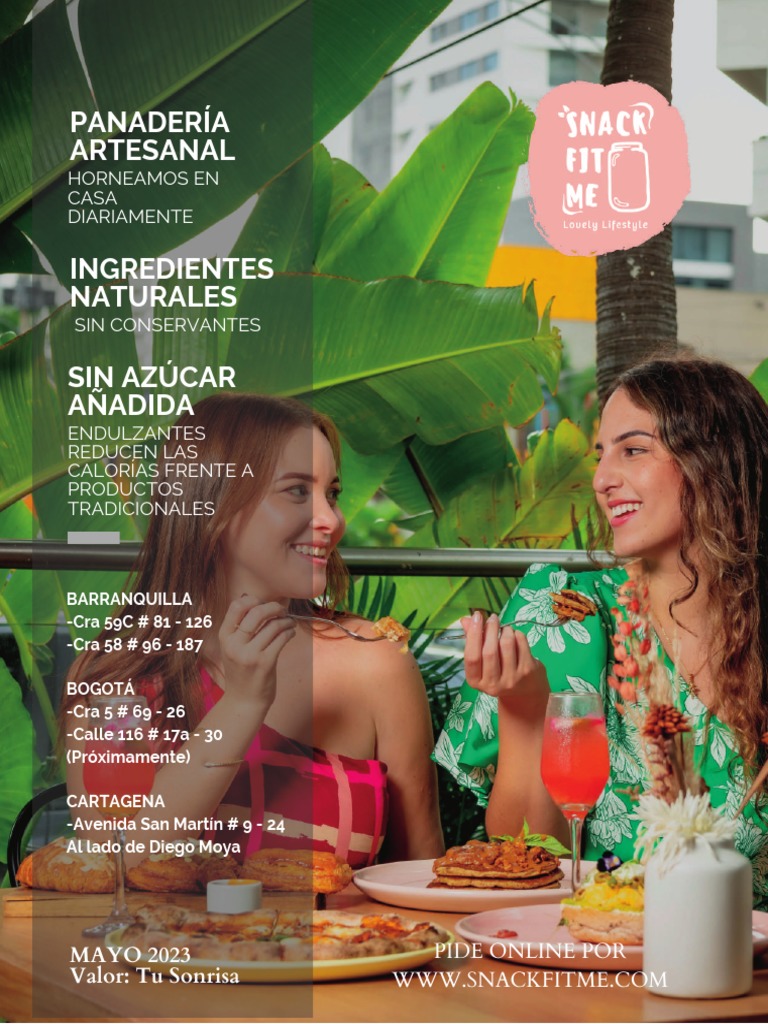 Snack Fit Me Menu Lunch | PDF | pesto | Tortita