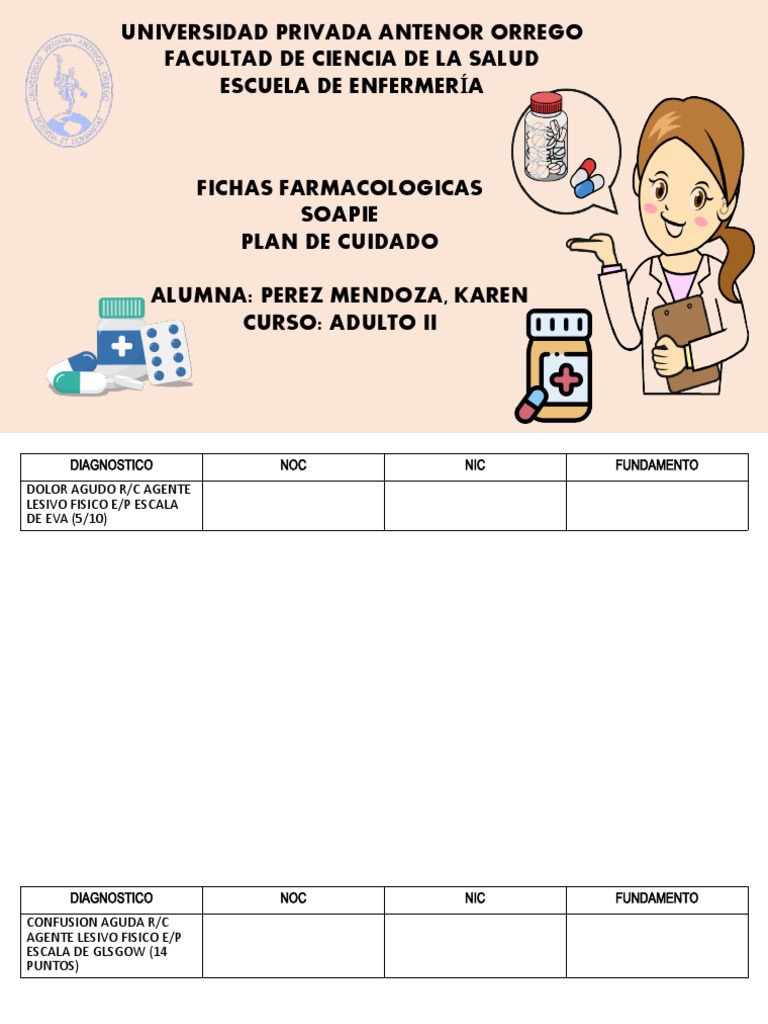 Formato de Fichas Farmacológicas Tec | PDF | Farmacología | Drogas