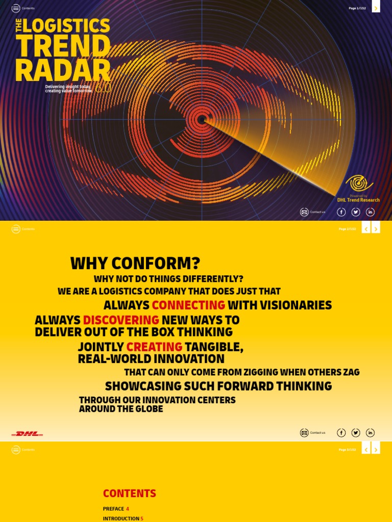 Csi Logistics Trend Radar 6 DHL | PDF | Innovation | Logistics