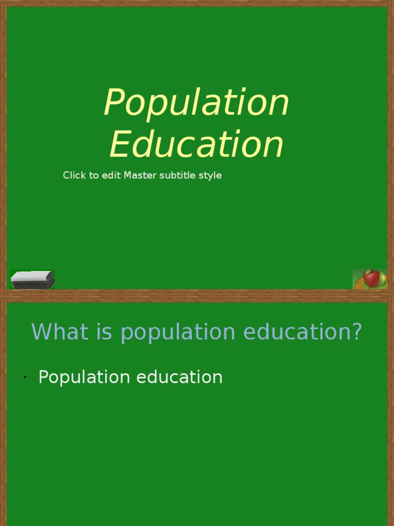 Population Education | PDF