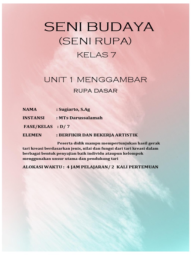 Modul Seni Rupa | PDF
