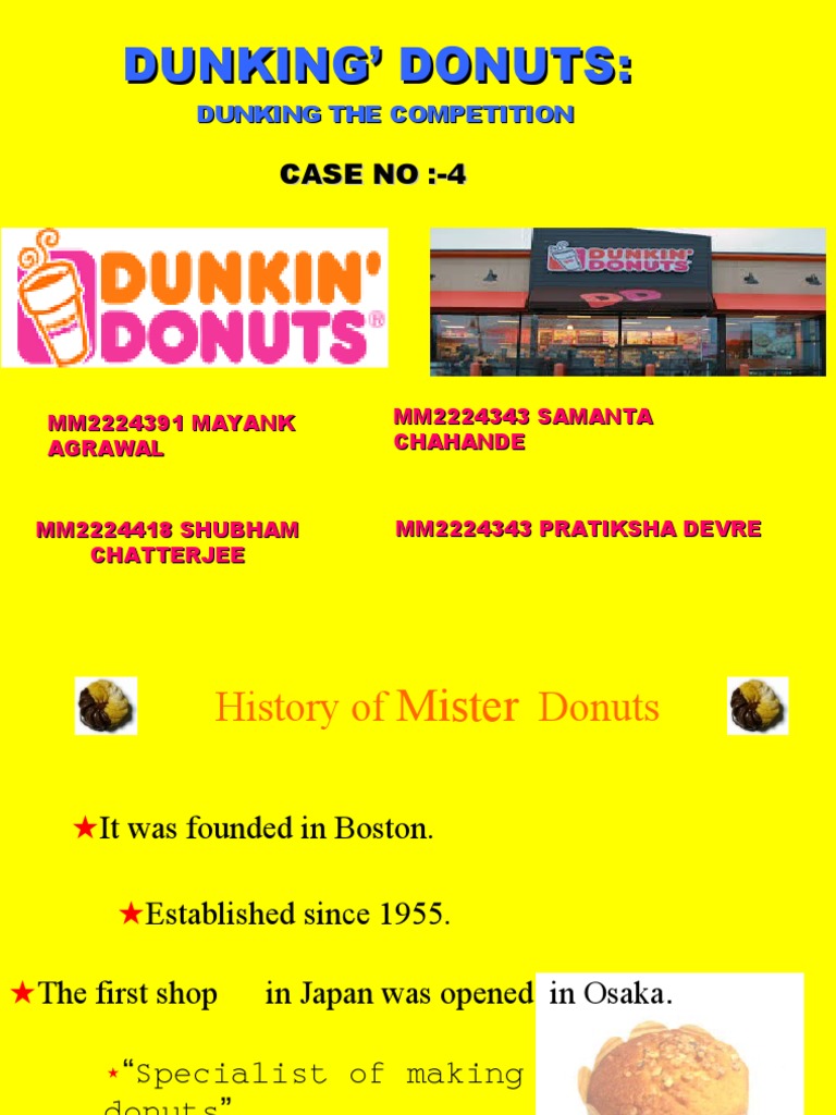 History of Mister Donut and Dunkin' | PDF