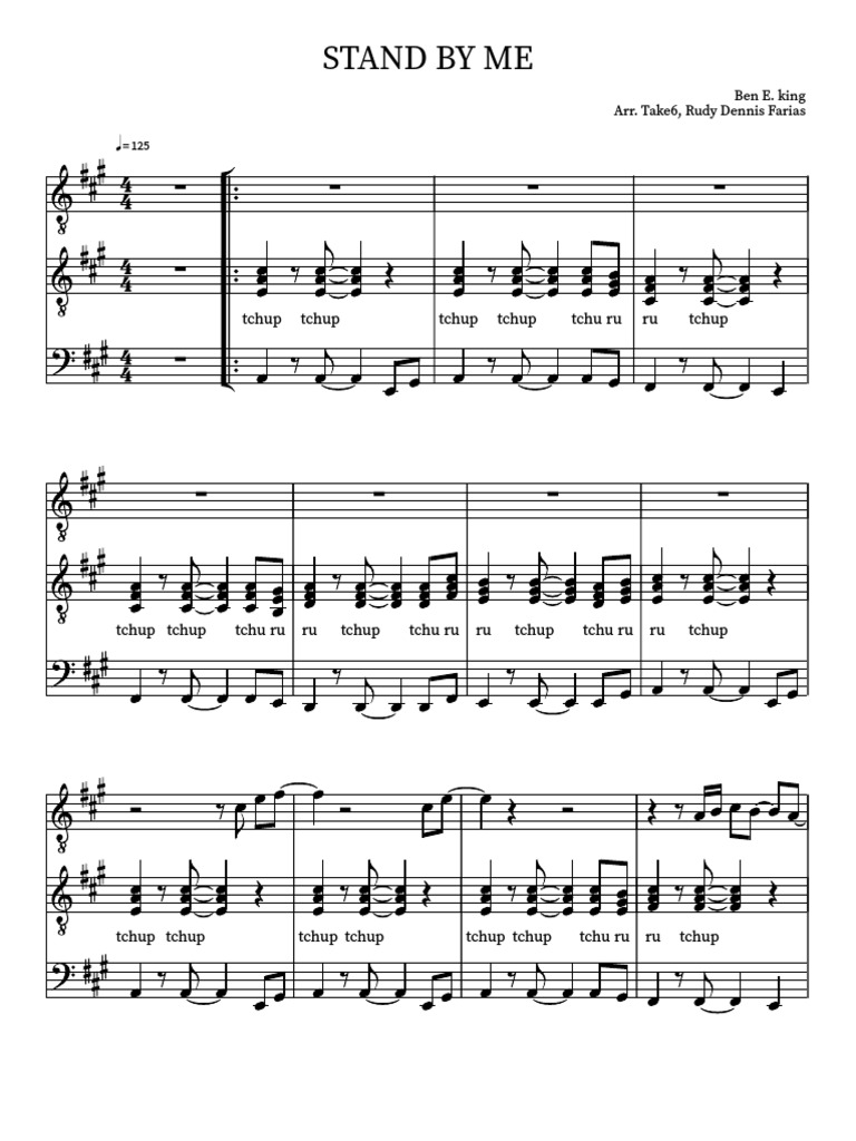 Stand by Me - Partitura | PDF