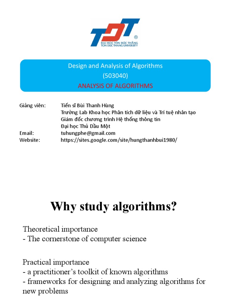Chapter 3 - Analysis of Algorithms | PDF | Logarithm | Algorithms