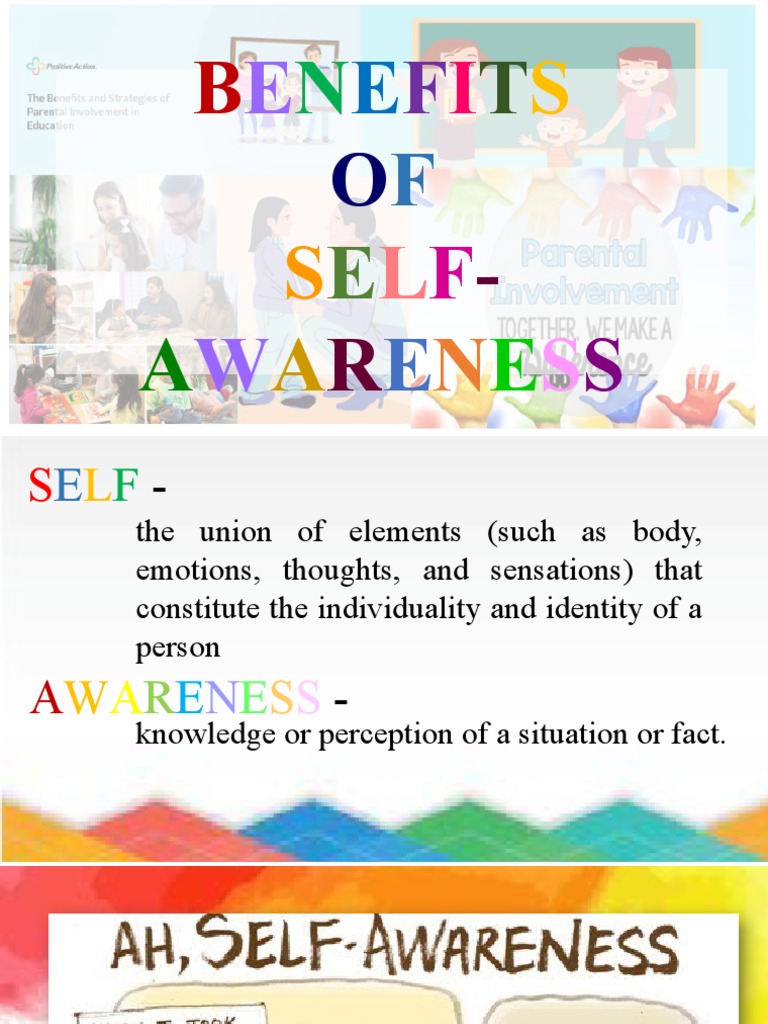 Benefits of Self-Awareness | PDF Benefits of Self-Awareness | PDF