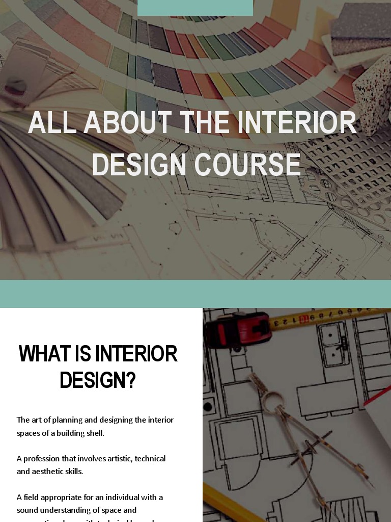 All About The Interior Design Course | PDF | Interior Design ...