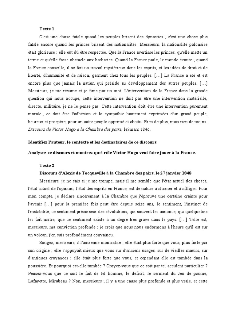 Exercices Analyse Du Discours | PDF