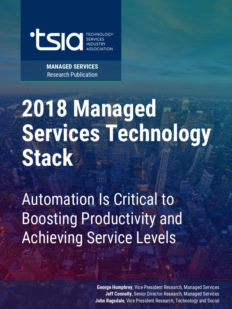 2018 Managed Services Technology Stack | PDF