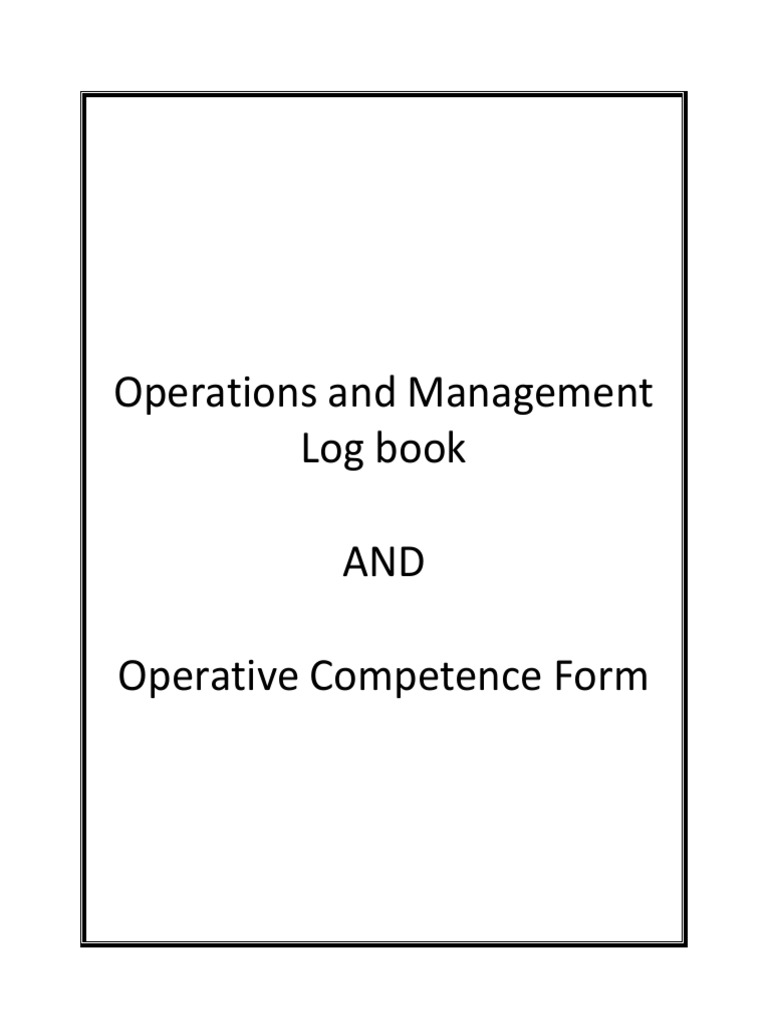 Operations Log Book | PDF | Surgery | Medical Specialties