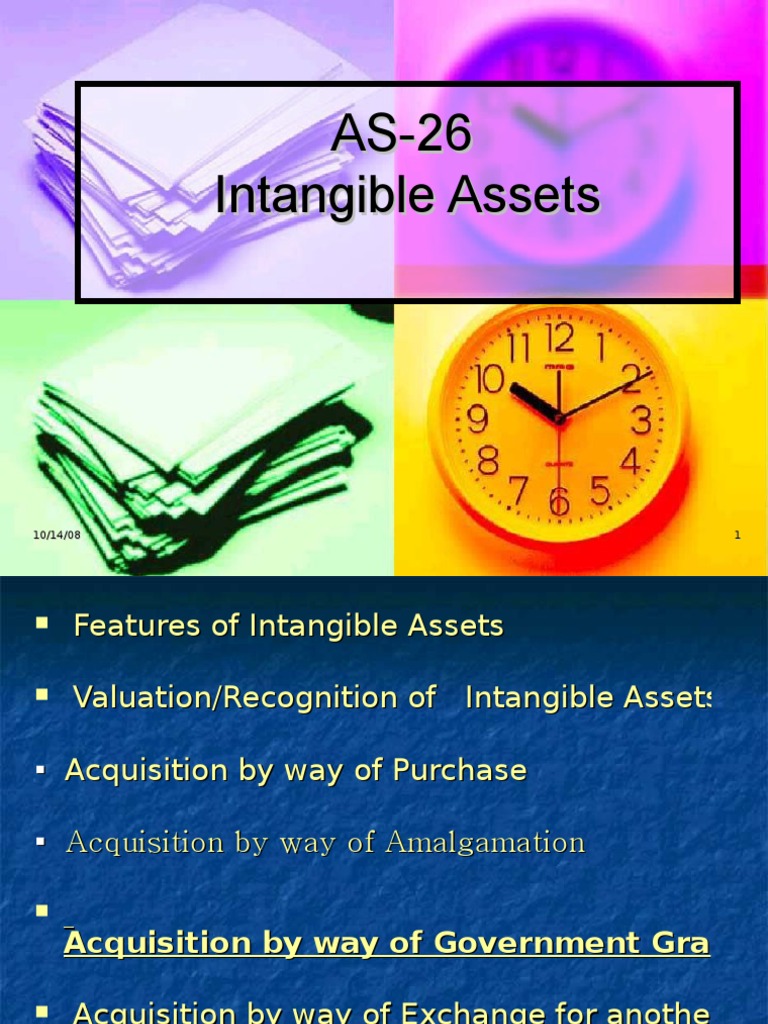 As 26 Intangible Assets | PDF | Intangible Asset | Mergers And Acquisitions
