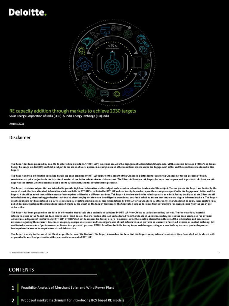 Market Price Projection - Ignite 24.08.22-1 | PDF | Contract For ...