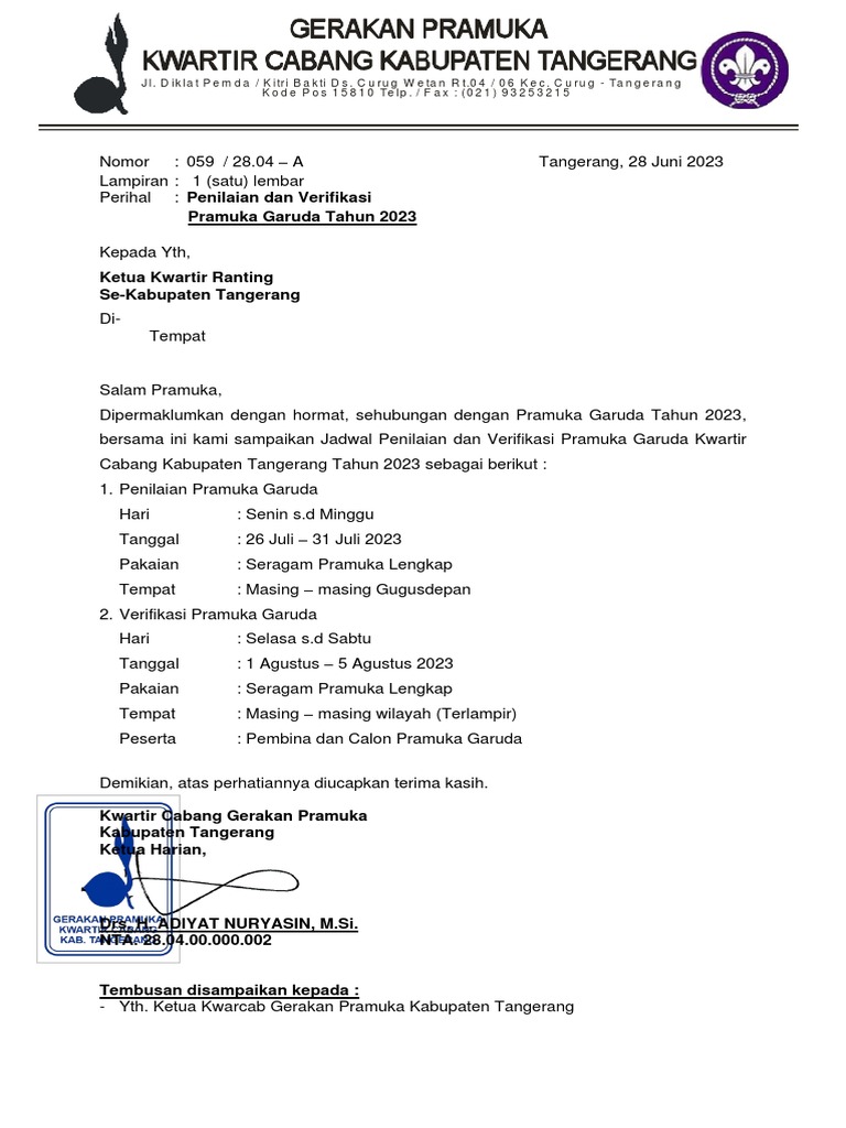 Penilaian Dan Verifikasi Pramuka Garuda | PDF Penilaian Dan Verifikasi Pramuka Garuda | PDF