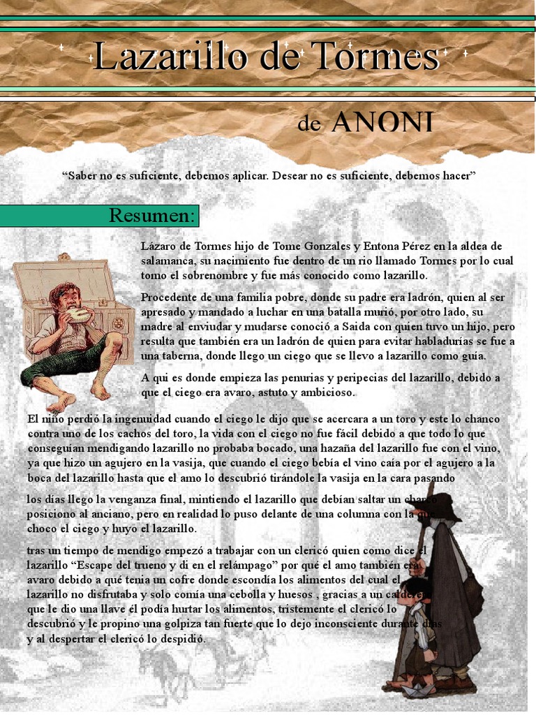 Lazarillo de Tormes | PDF