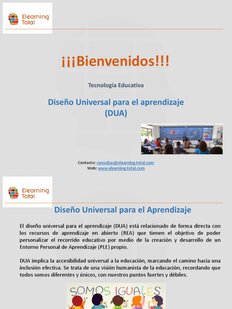 Unidad I - Diseño Universal para el aprendizaje | PDF | Aprendizaje ...