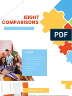 Height Comparison - Comparing Heights Visually With Chart | PDF