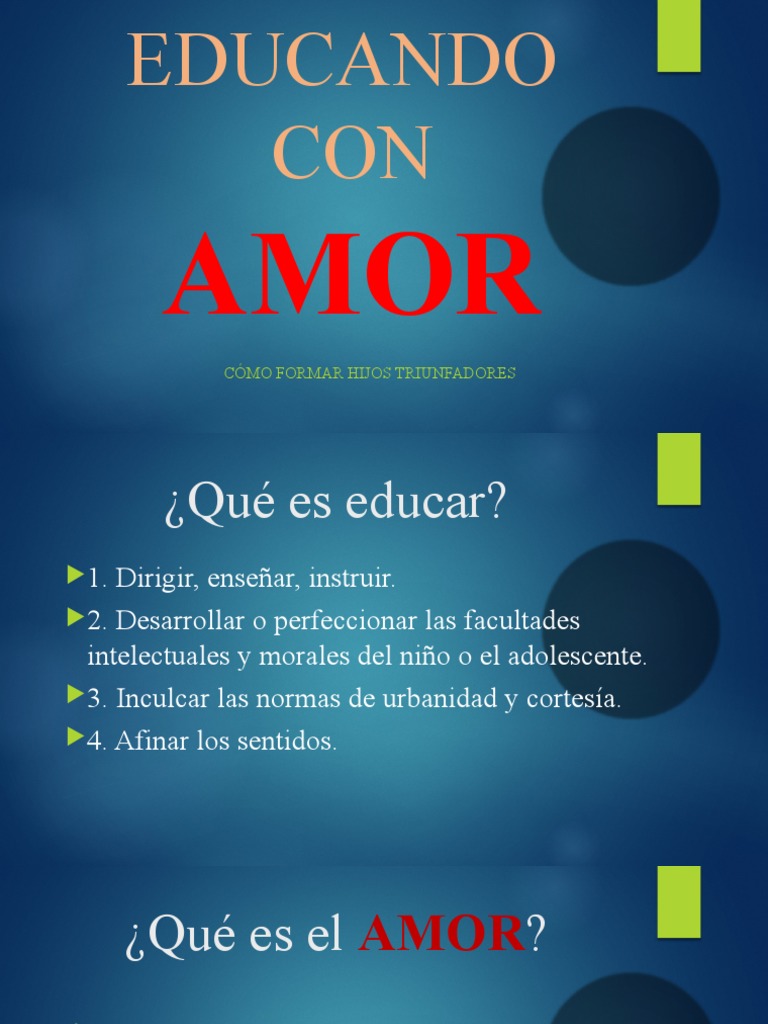 Educando Con Amor | PDF