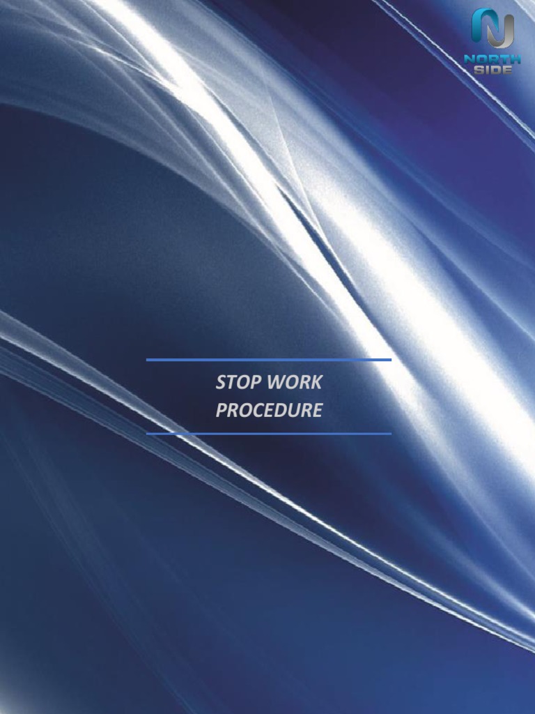 Stop Work Procedure | PDF | Safety | Risk