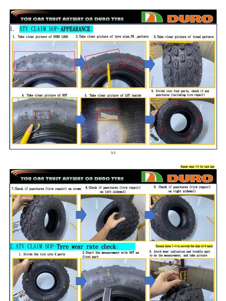 ATV Tire Claim SOP | PDF