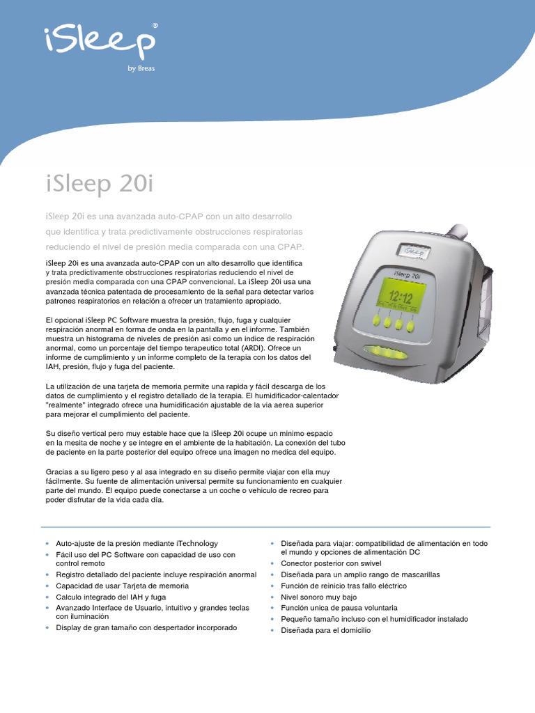 Catalogo Isleep 20i (ESP) | PDF | Informática