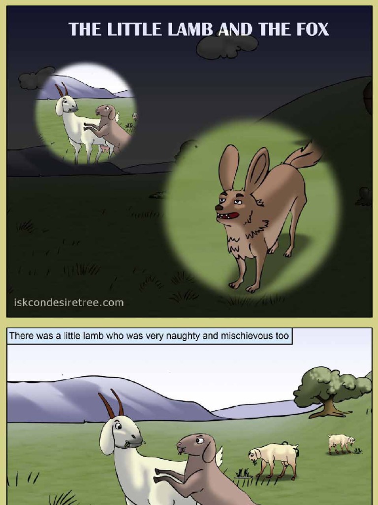 The Little Lamb and The Fox | PDF