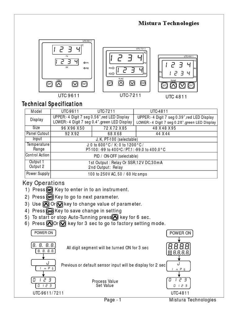 Pid Temperature Controller | PDF | Power Supply | Manufactured Goods