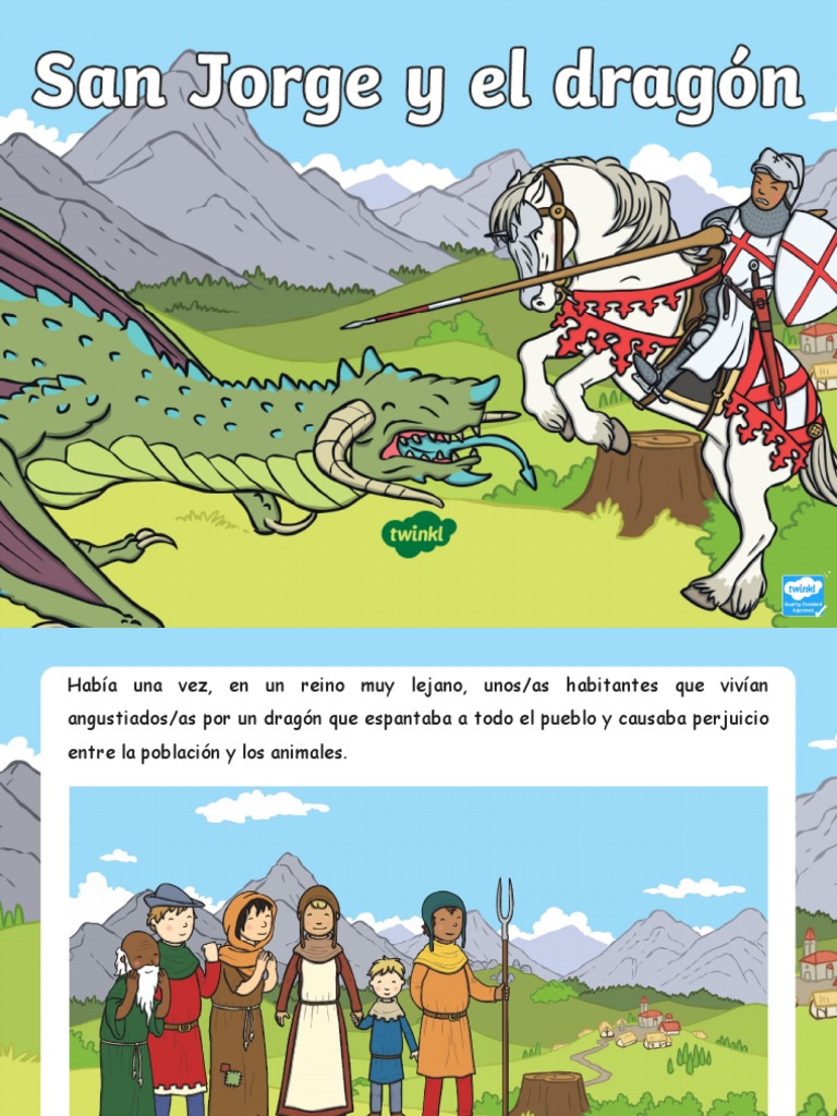Historia de San Jorge y El Dragon | PDF