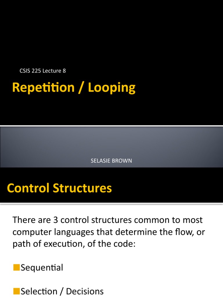 Looping | PDF | Control Flow | Computer Engineering Looping | PDF | Control Flow | Computer Engineering