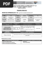 SESIÓN DE APRENDIZAJE - Derechos Humanos | PDF | Maestros | Aprendizaje