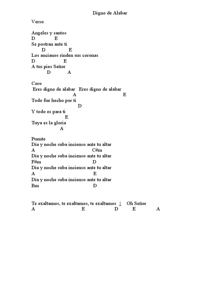 Digno de Alabar | PDF