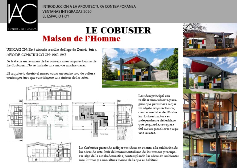 Maison de L'homme Le Corbusier | PDF