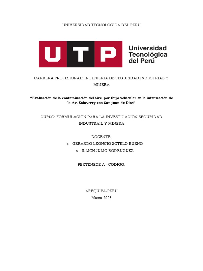Poryecto Contaminacion Aire | PDF | La contaminación del aire | Contaminación