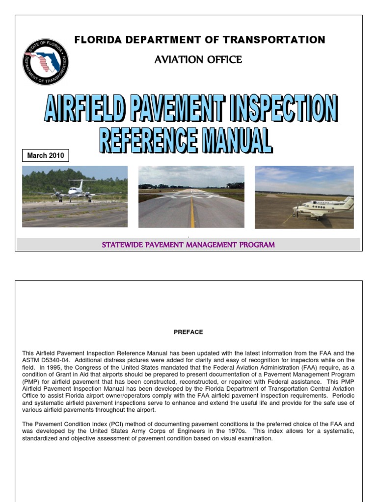 Fdot Field Manual Final Report | PDF | Road Surface | Runway