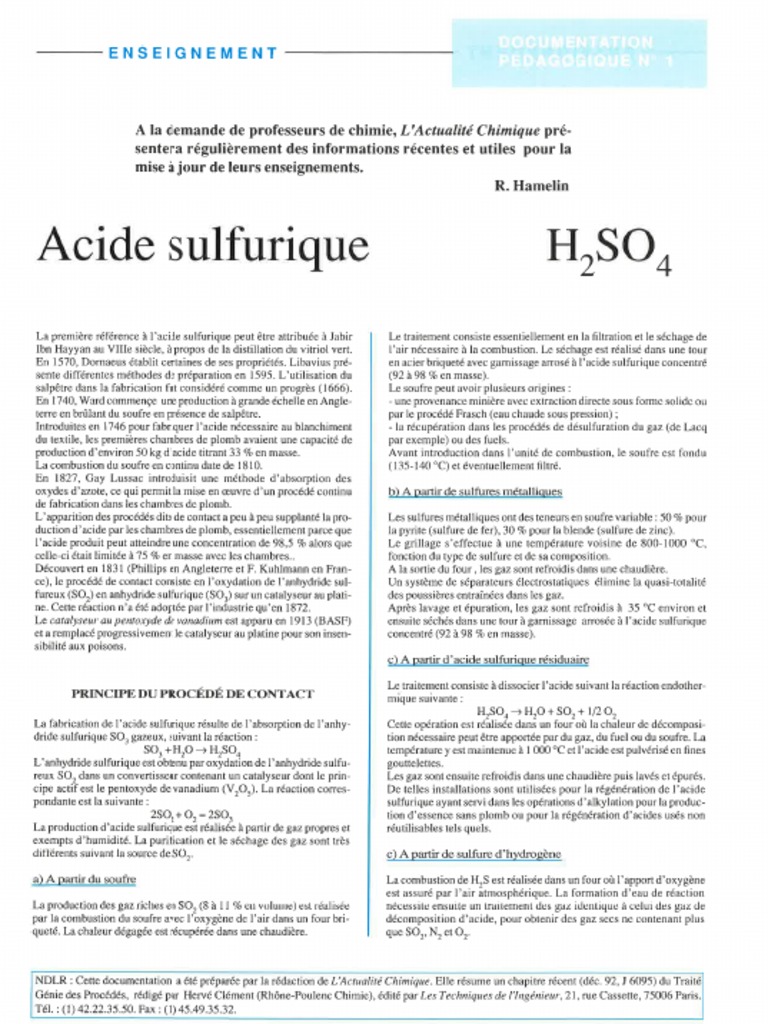 1993 178 Dec p25 Acide - Sulfurique | PDF
