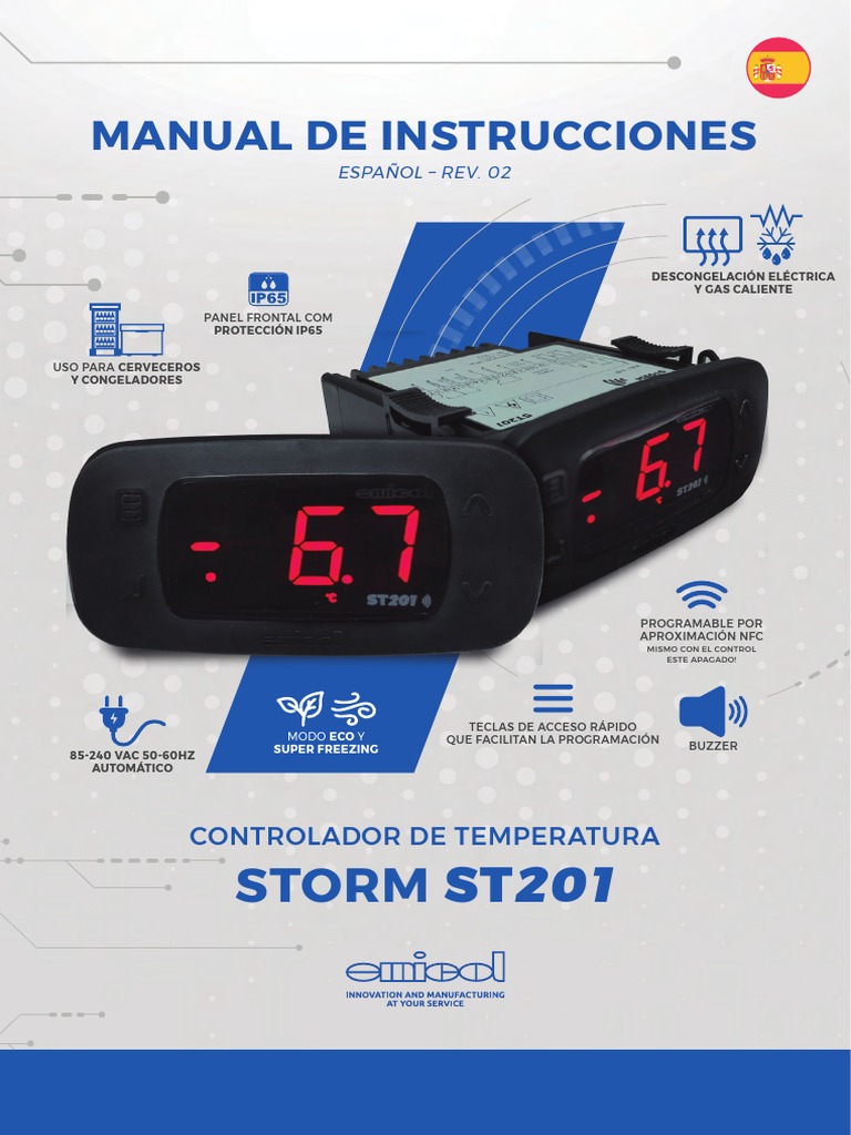 Manual Instrucoes St201 ES | PDF | Refrigeración | Aplicación movil