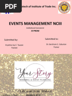 Events Management NC III Reviewer | PDF | Risk