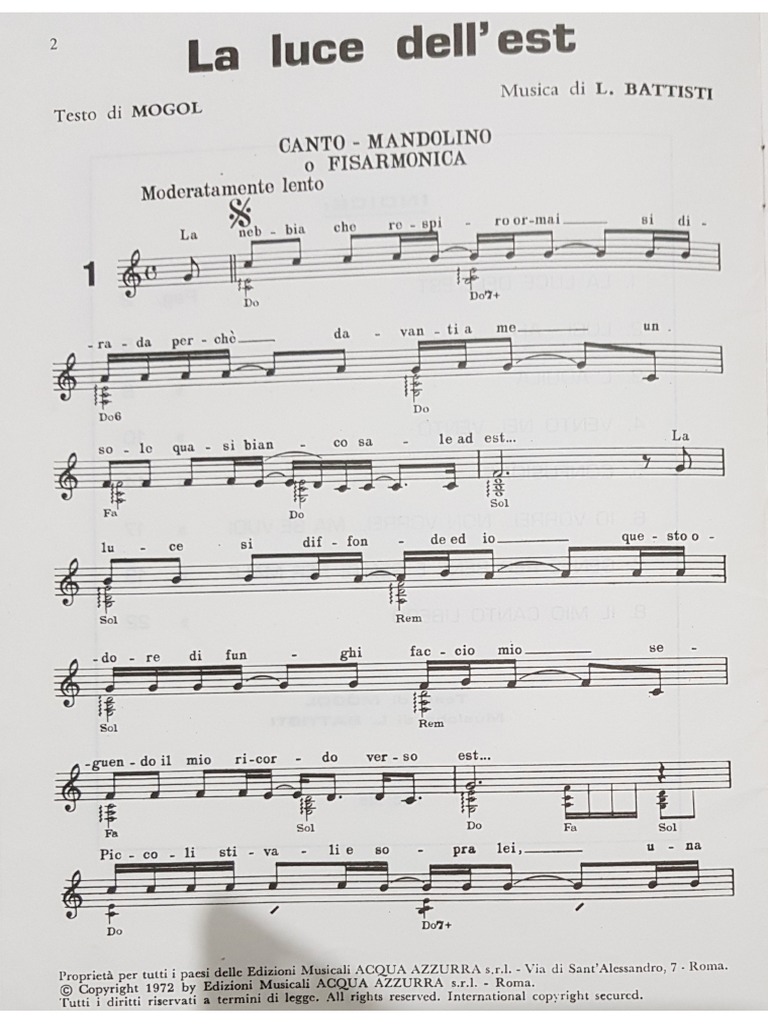 La Luce Dell'est | PDF