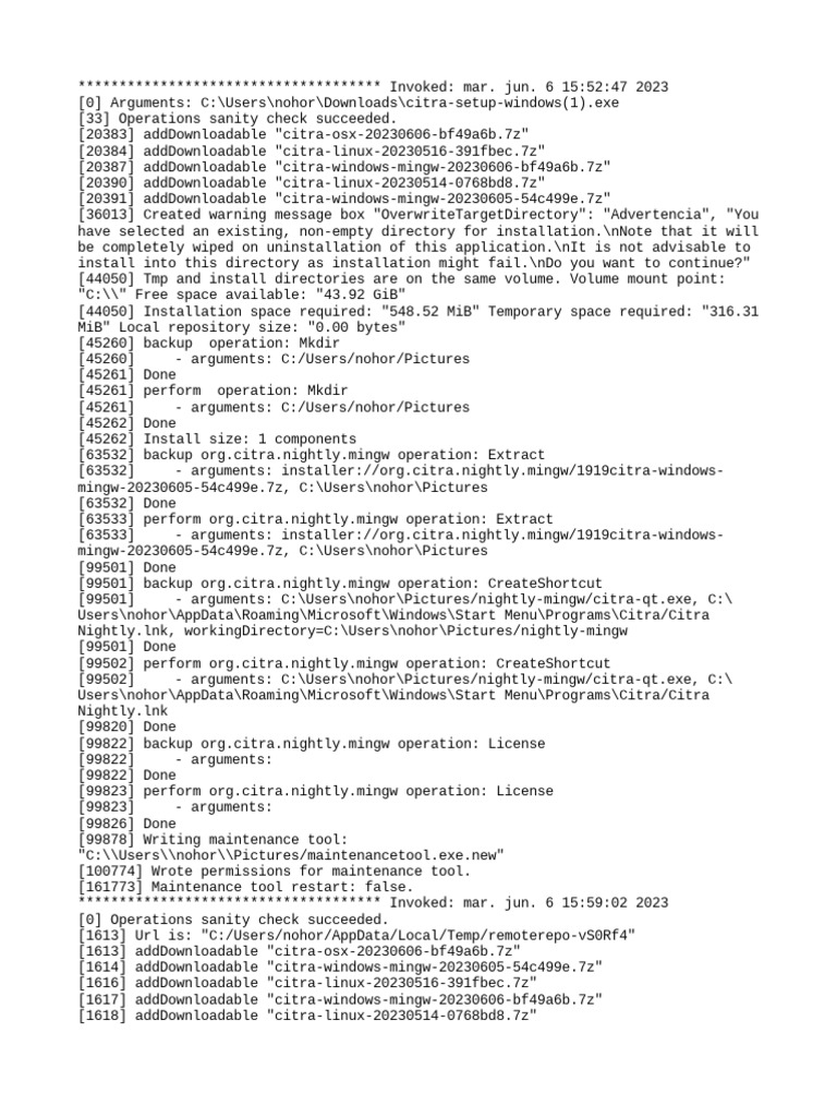 Installation Log | Download Free PDF | Computing Platforms | Computer ...
