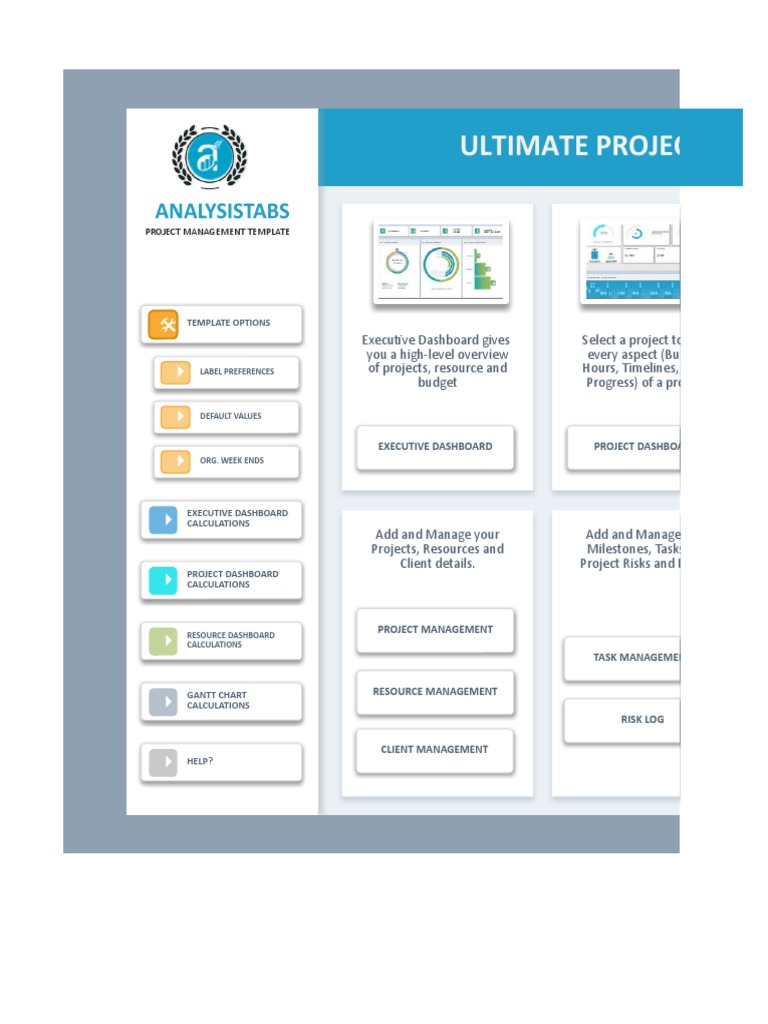 Ultimate Project Management Template Standard v1.34 | PDF | Computing ...