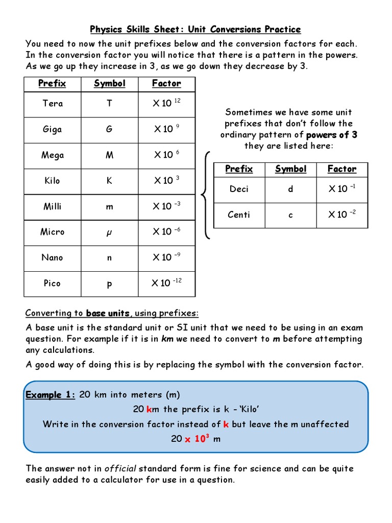 Unit Conversions | PDF | International System Of Units | Units Of ...