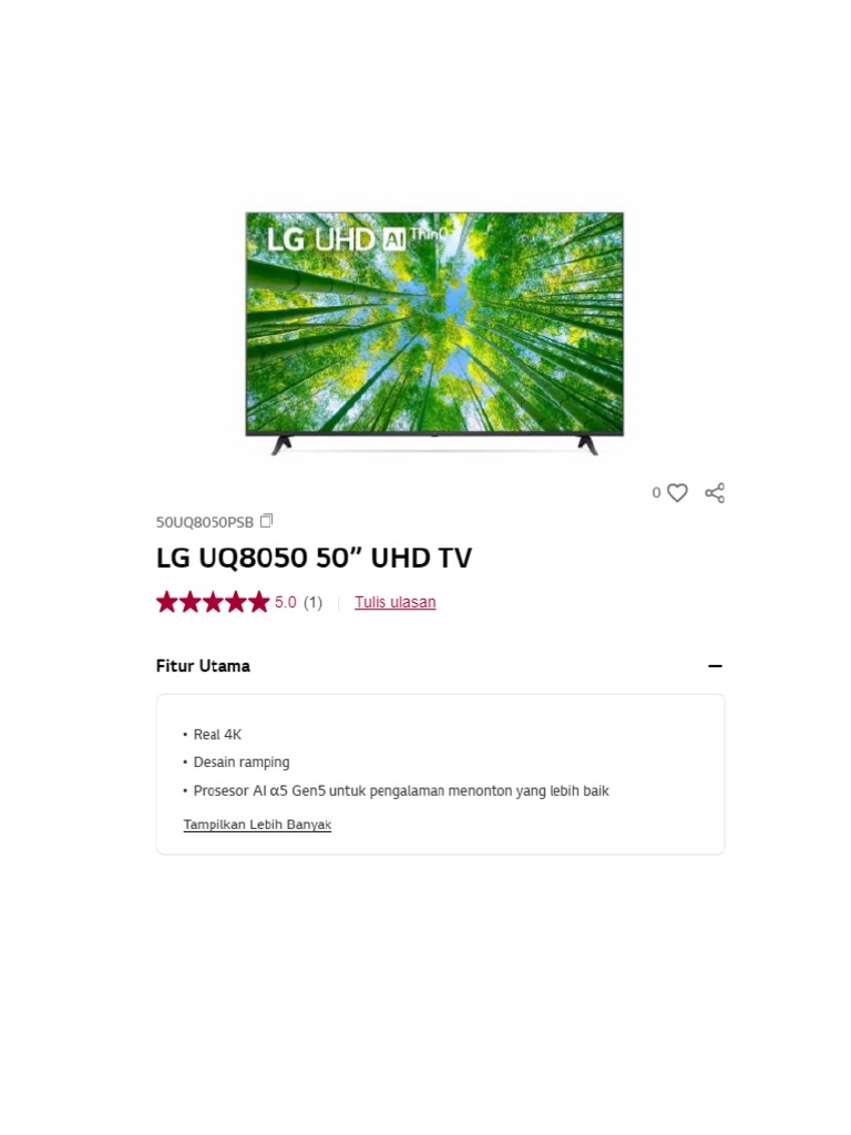 LG Uq8050 | PDF