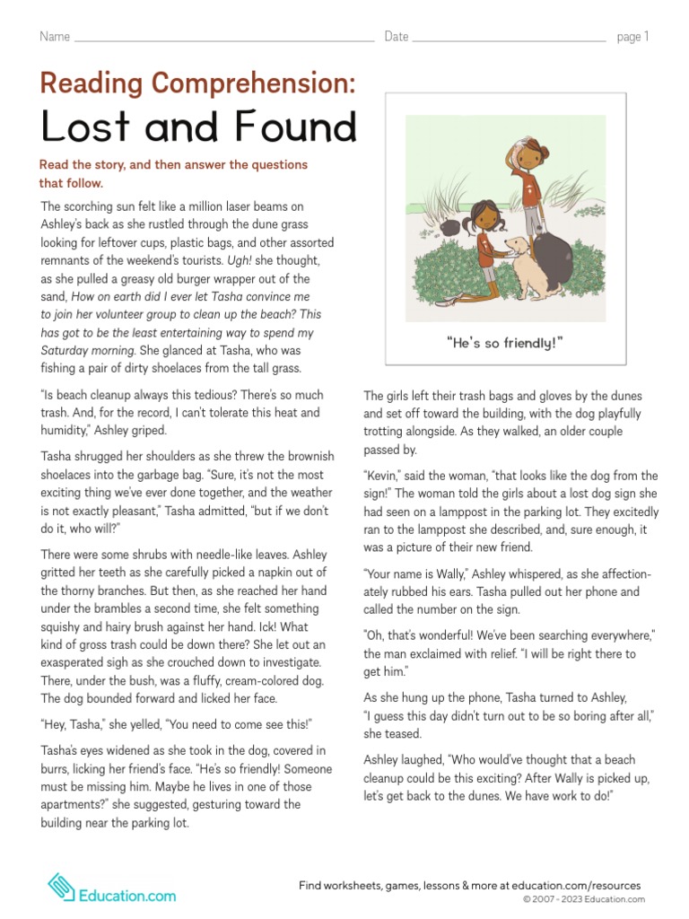 reading-comprehension-lost-and-found | PDF