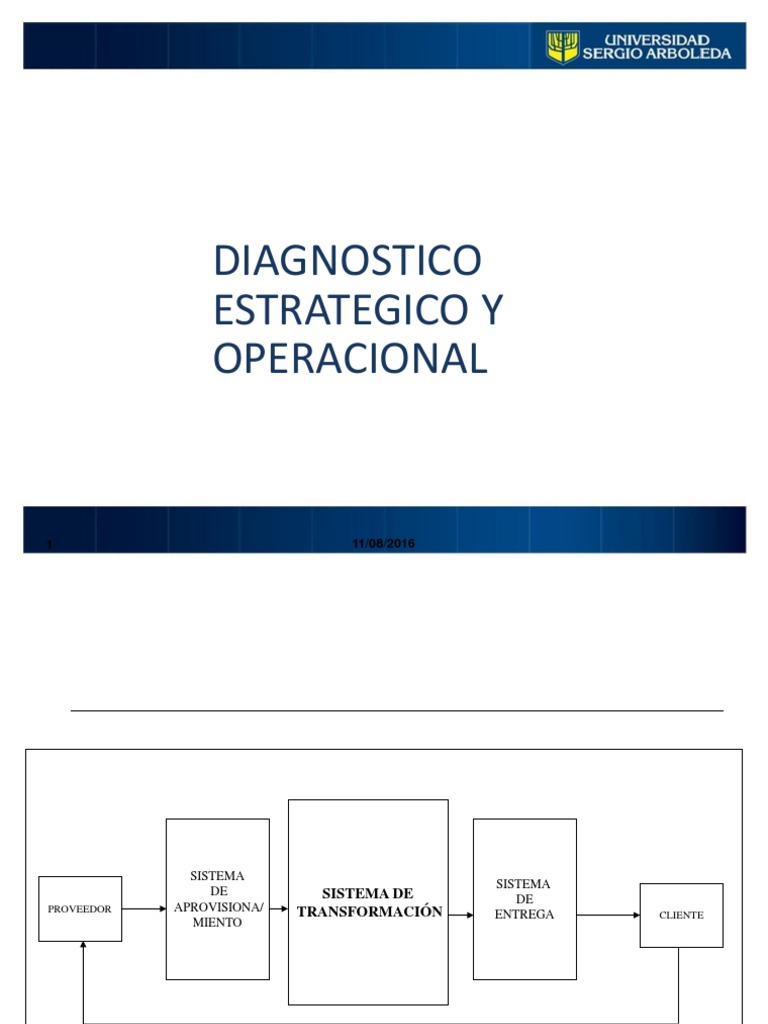 Diagnostico Estrategico y Operacional Especializacion Pyo 2022-1 | PDF ...