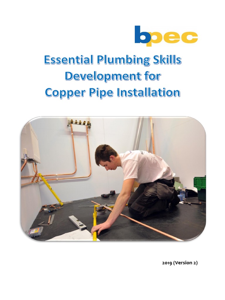 BPEC Essential Plumbing Skills Copper Pipefinal Version | PDF | Soldering | Plumbing