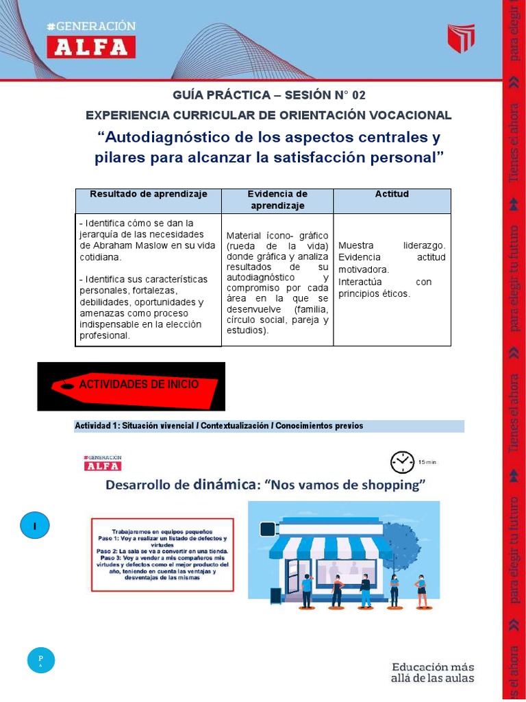 Guía Práctica 02 | PDF | Autoestima | Ciencias del comportamiento